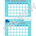 Monthly Piano Practice Charts- Soft Color Set - Etsy