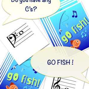 Go Fish! Card Game for Piano - Etsy