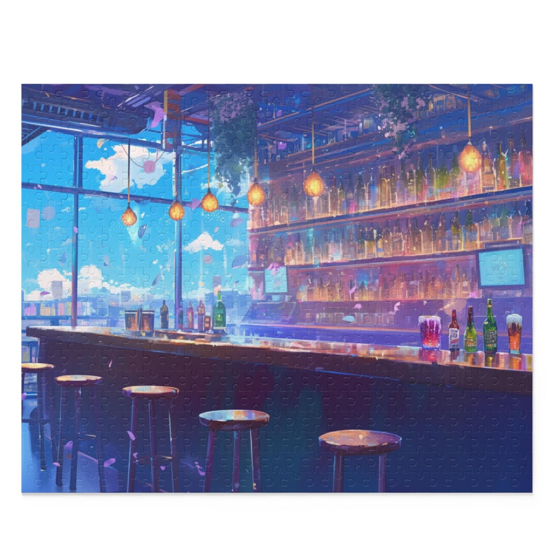 Serene Bar Scene Puzzle 120/252/500 Piece(adventure Time,puzzles for ...
