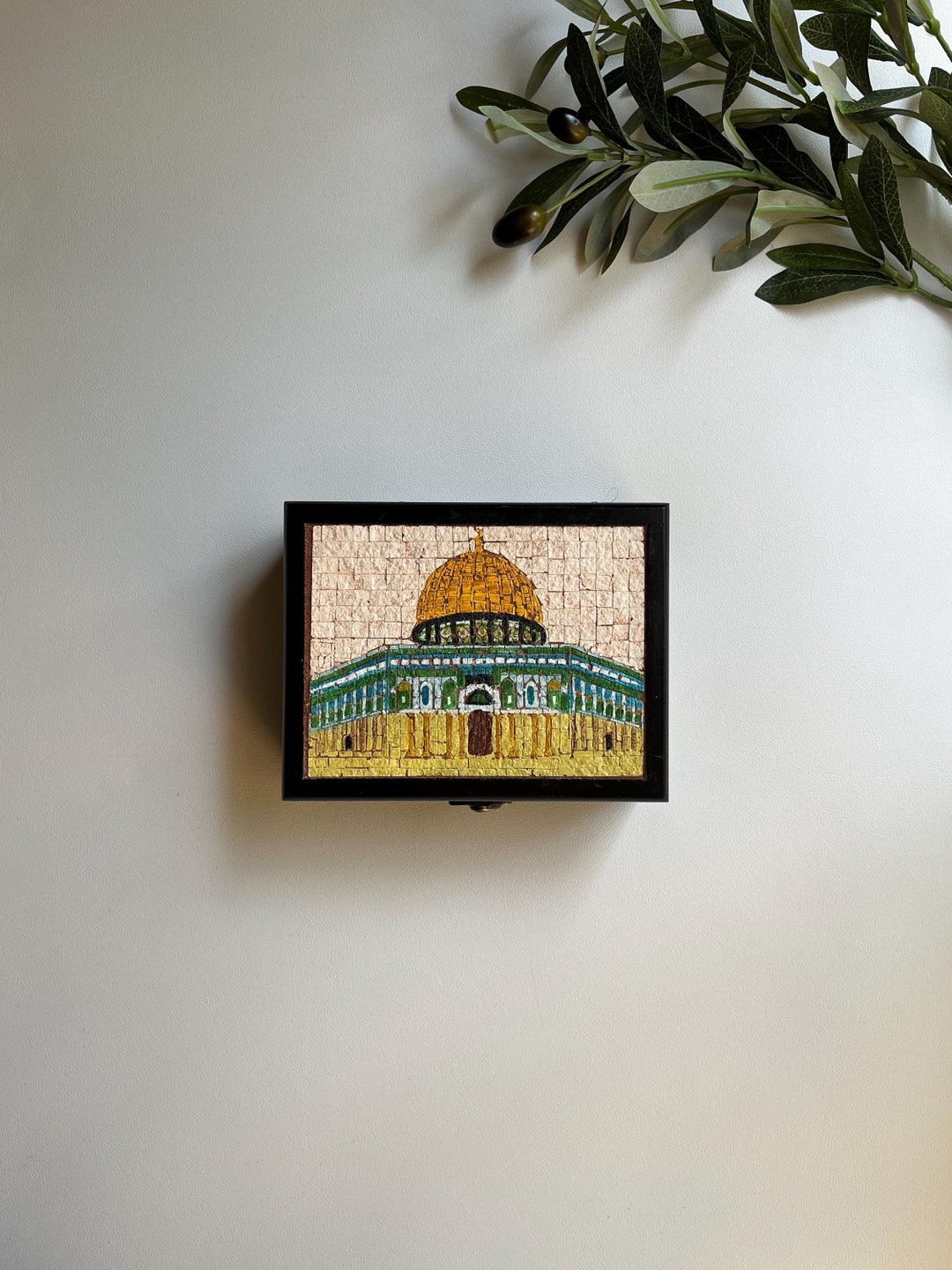 Handmade Jewelry Box, Al Quds Box, Masjid Al Aqsa Box, Wooden Box ...