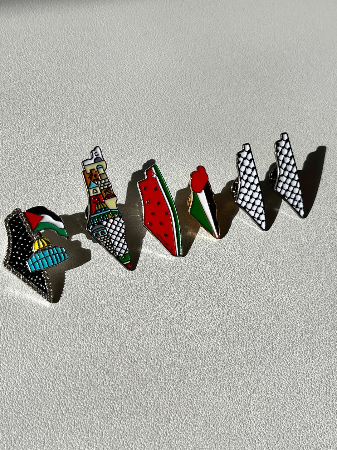 Palestine Flag Pin, Palestine Brooch, Watermelon Pin, Palestine Flag ...