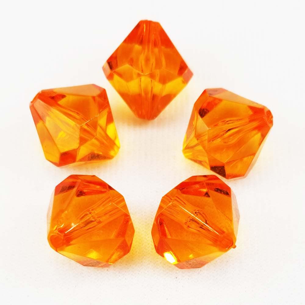 Close Out - BICONE (5mm, 10mm, 12mm, 20mm): 12 Colors. Acrylic Plastic ...