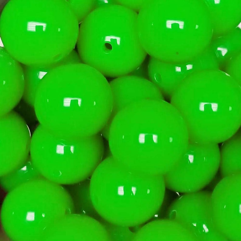 STOCK YOUR STORE - Neon: 24mm. 10pcs - 58pcs 500g Bag. 9 Colors Round ...