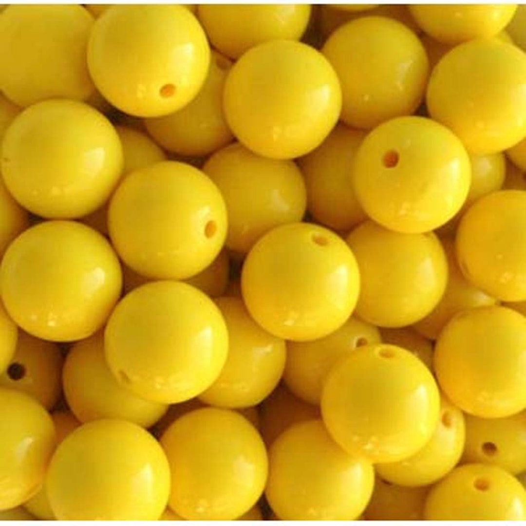 18mm; 20pcs 19 Colors Round Opaque Acrylic Plastic Gumball Jewelry ...