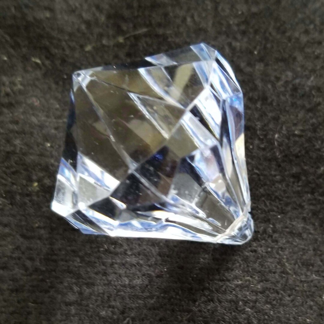 36mm X 30mm.. Big Teardrop. Light Blue Acrylic Plastic. 2mm Top Hole ...