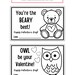Printable Valentine's Day Coloring Cards for Kids Fun and Cute Animal ...