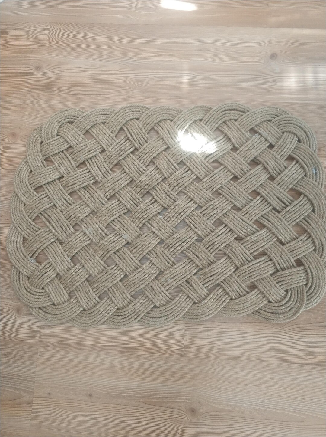 Turk's Head Knot Mat, 4575 Cm - Etsy