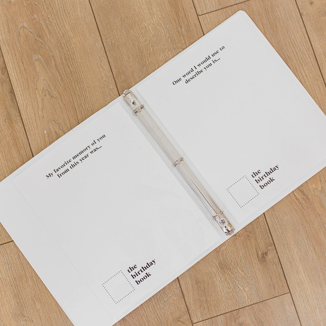 The Birthday Book Printable PDF - Etsy