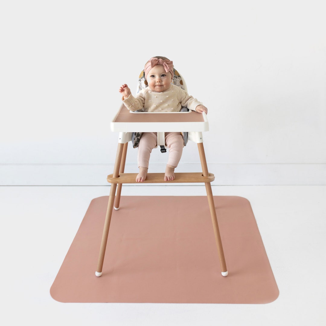 Large Silicone Splat Mat - Pale Terracotta // High Chair Mat - Etsy