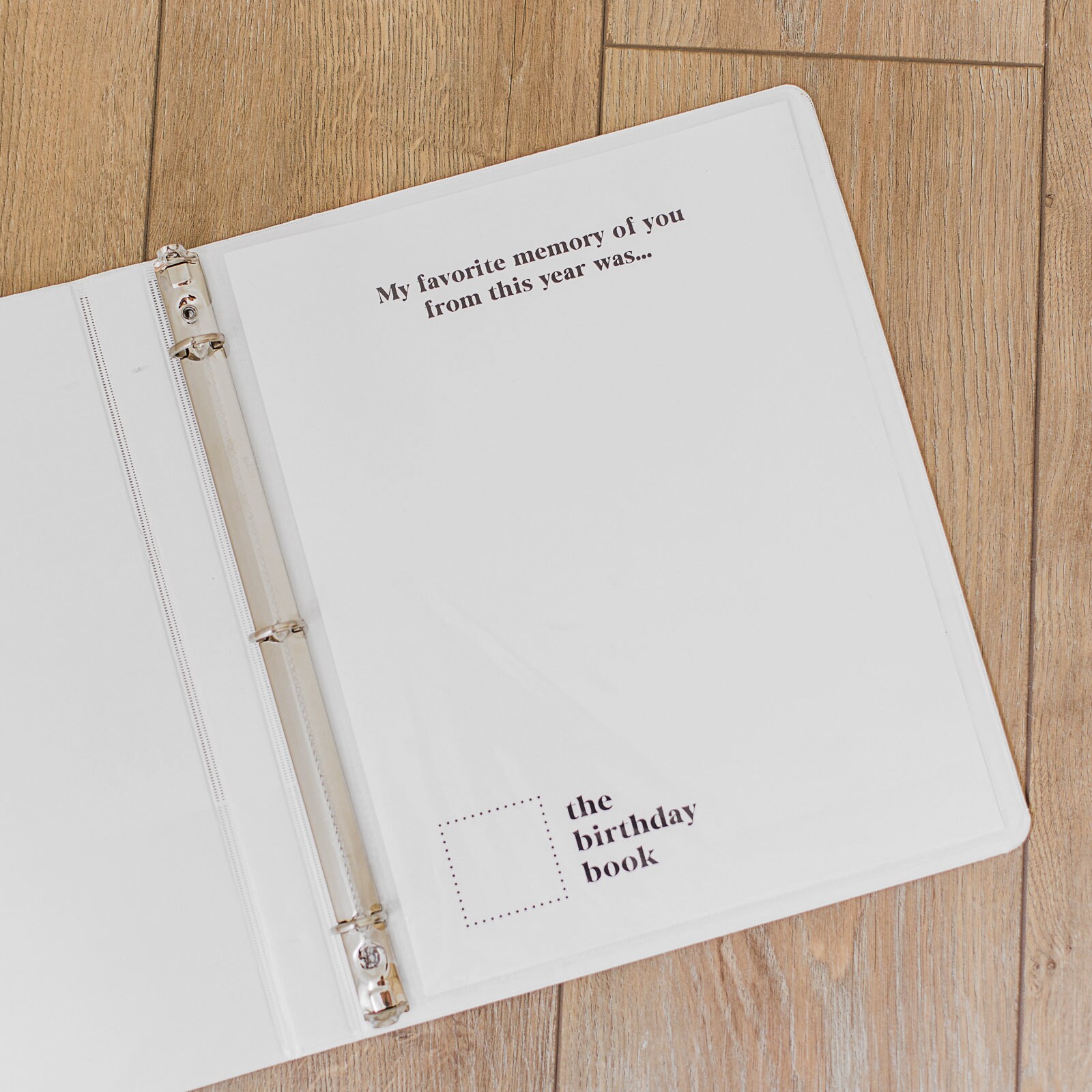 The Birthday Book - Printable PDF - Etsy