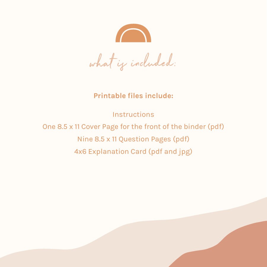 The Birthday Book Printable PDF | Etsy