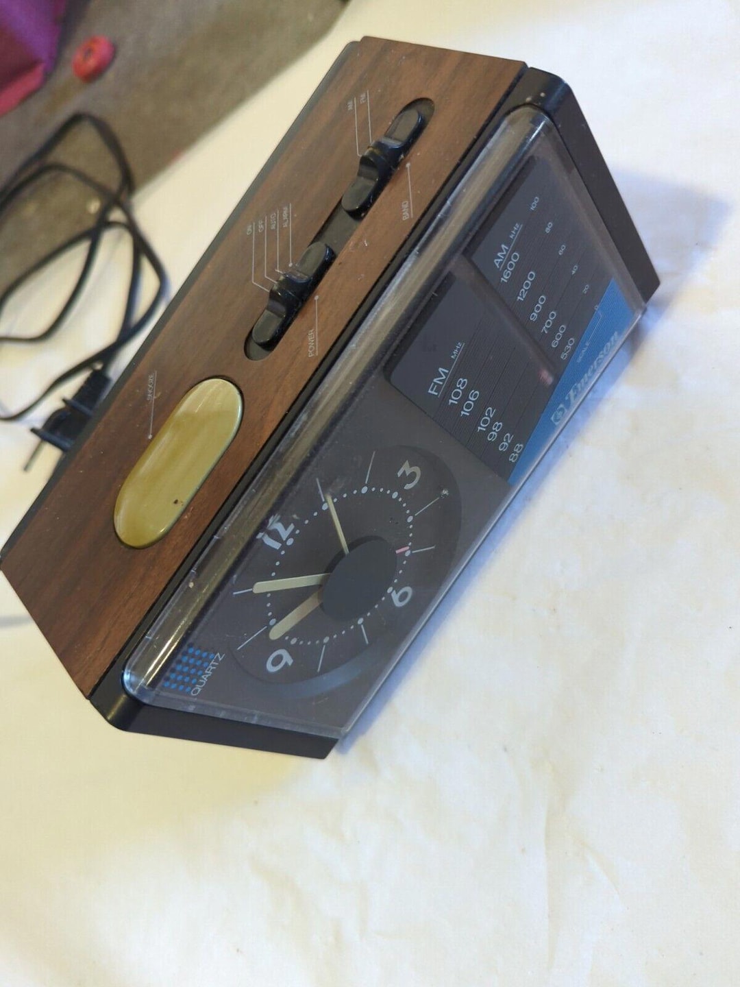 Vintage Emerson Quartz Clock Radio Alarm Clock Model RAC4400 Tested ...