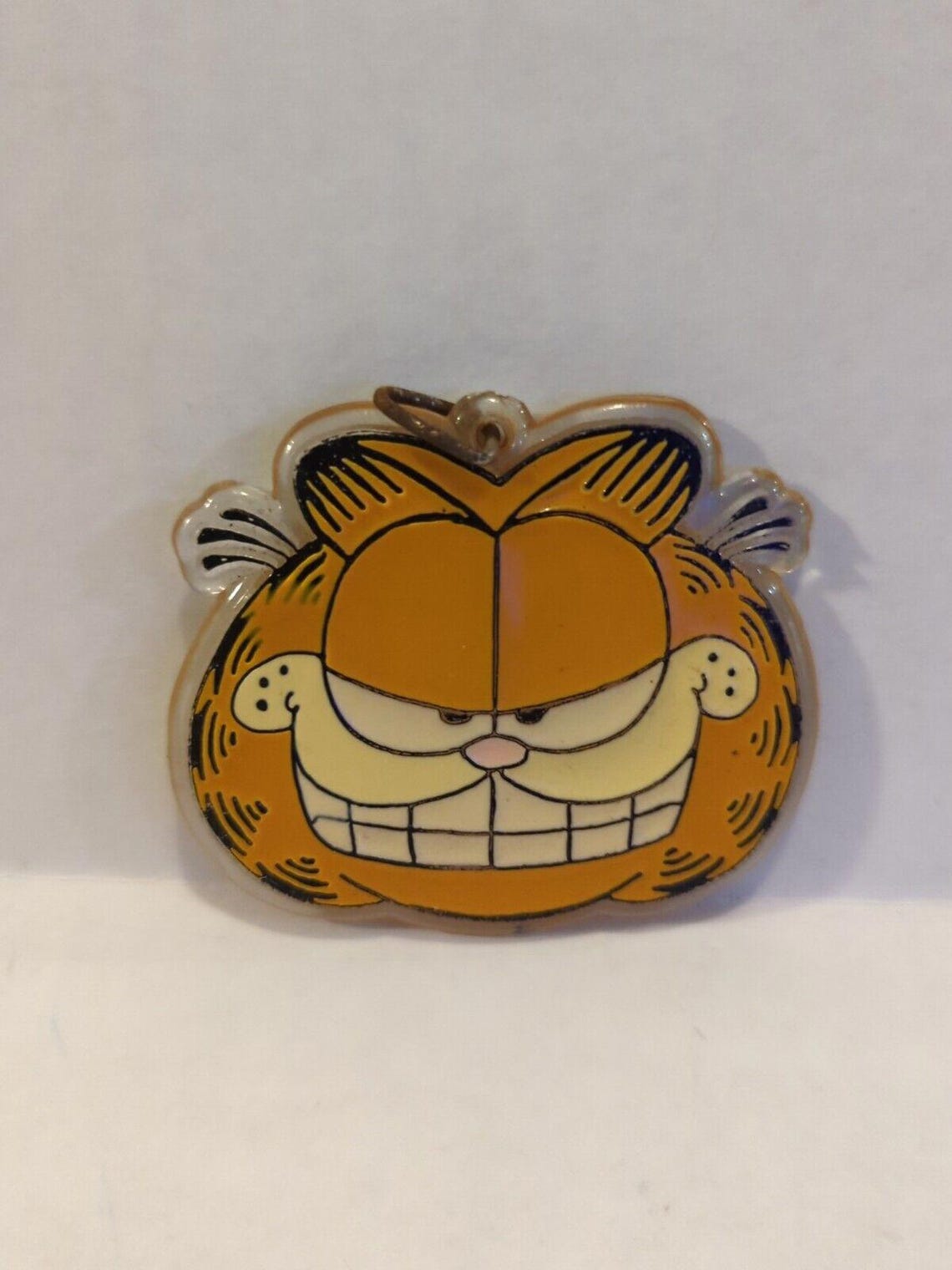 Vintage Garfield the Cat Jim Hanson 1978 Hard Plastic Keychain - Etsy
