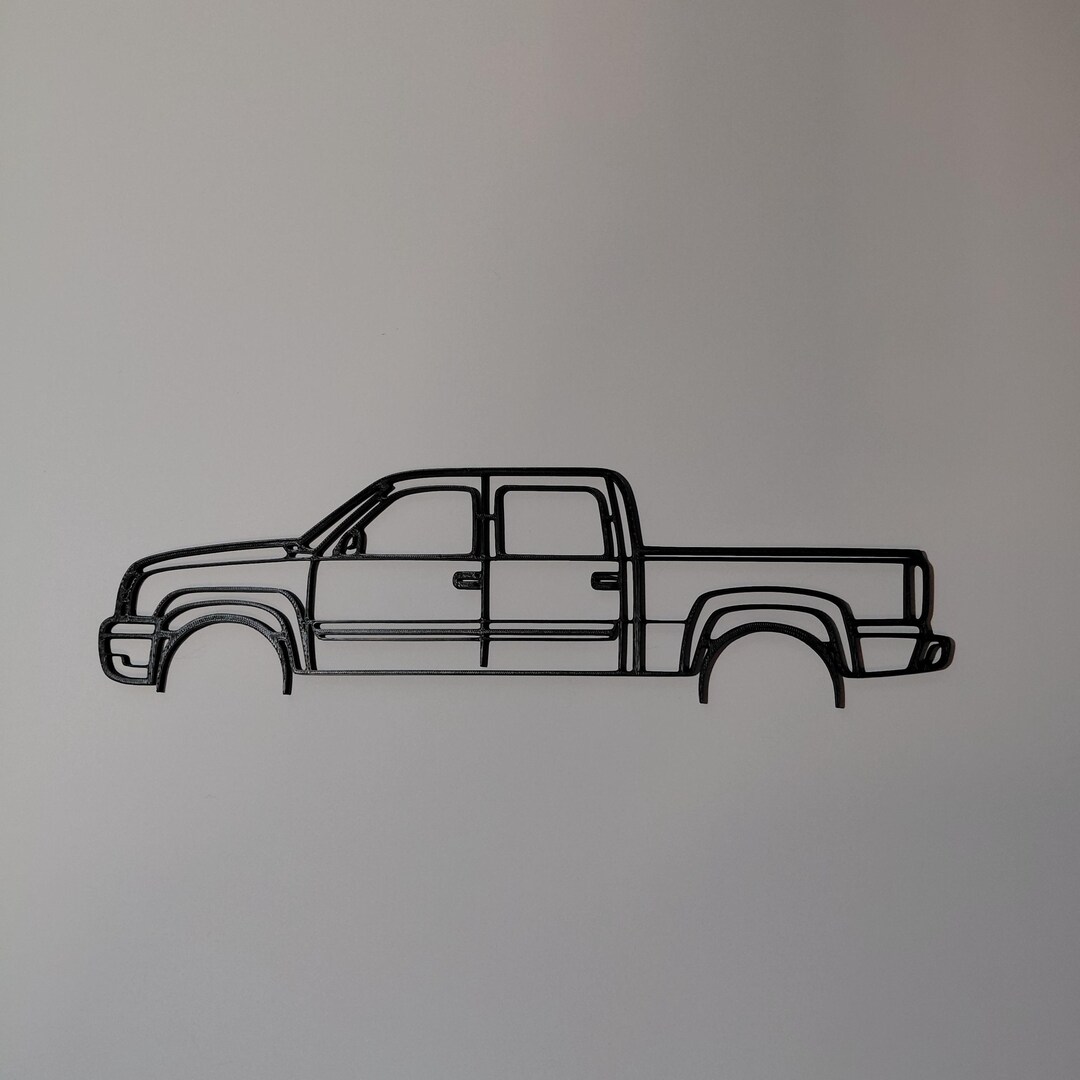 2006 Chevy Silverado Vector Wall Art - Etsy