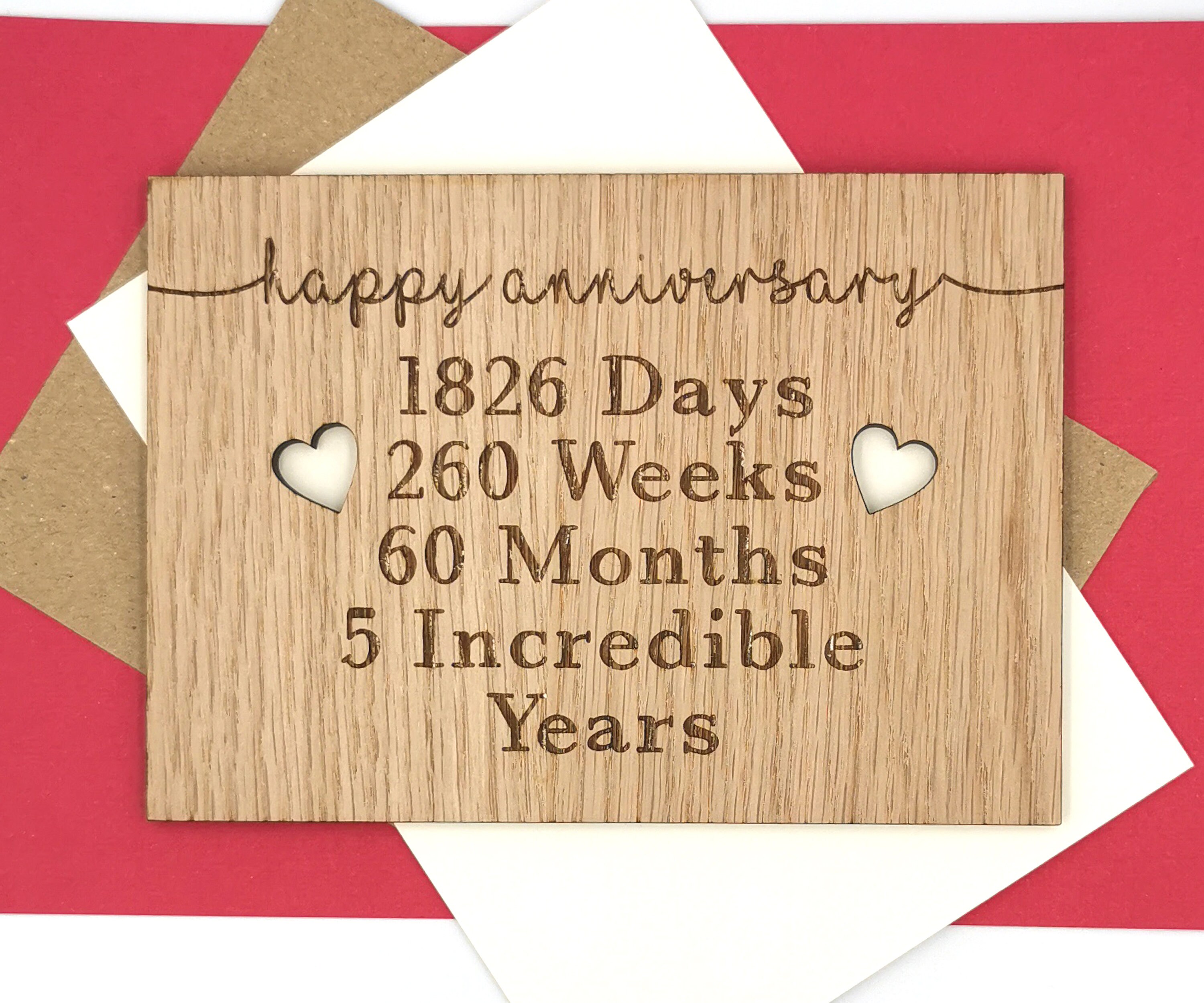 5th Wedding Anniversary Celebrate Your Wooden Anniversary Etsy