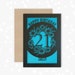 Personalised 21st Papercut Birthday Card With the Name of Your - Etsy