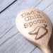 Personalised Wooden Spoons Chili Stiring Spoon. Great Gift for the ...