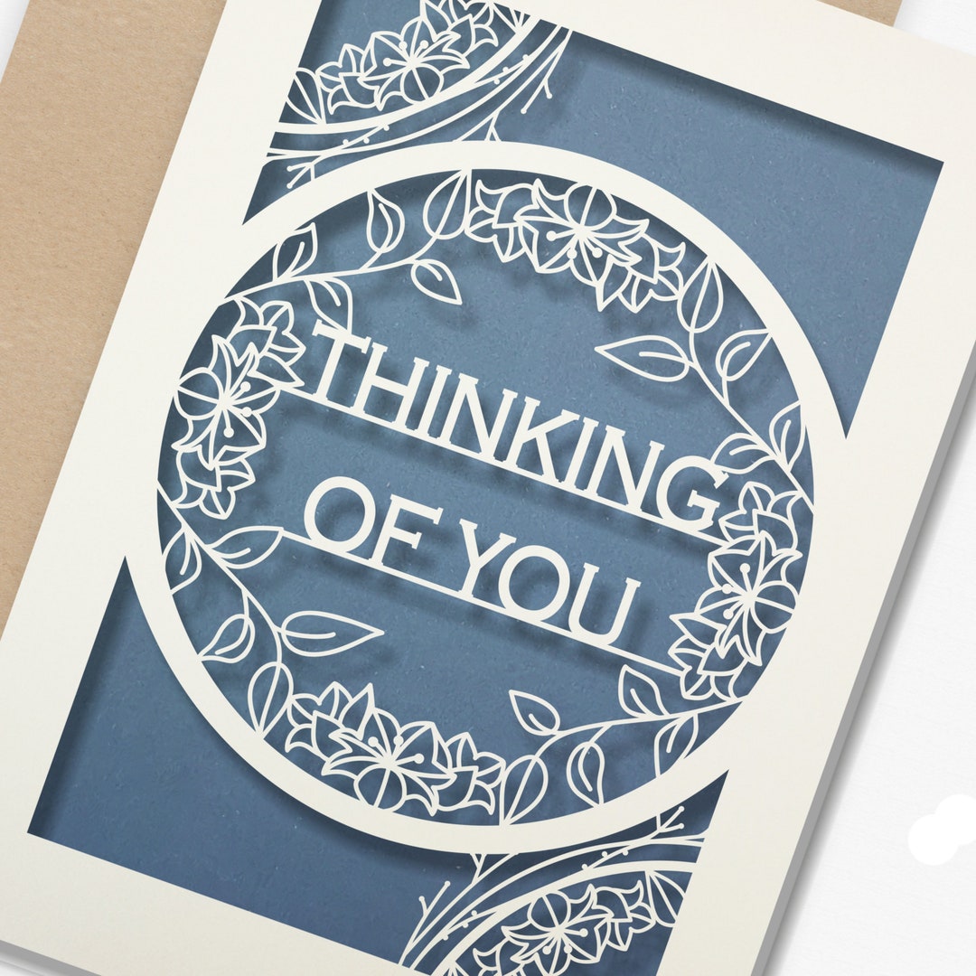 Papercut Thinking of You Sympathy Card, Condolence Card, Bereavement ...