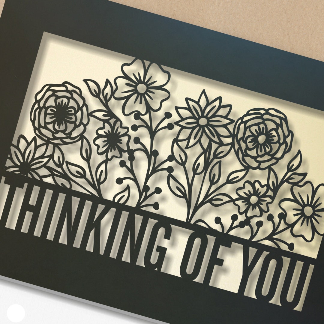 Papercut Thinking of You Sympathy Card, Condolence Card, Bereavement ...