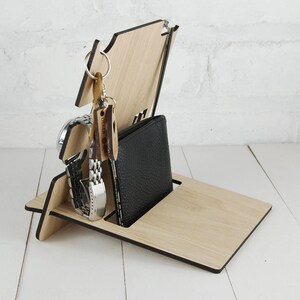 Personalised Oak Docking Station With Free Custom Wording. Great for ...