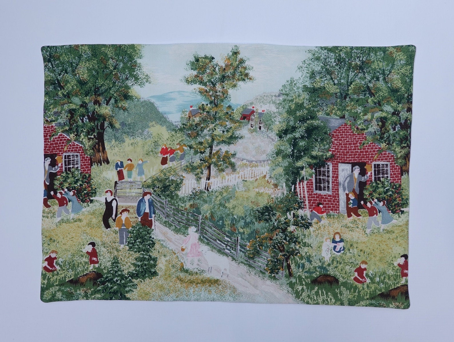 Grandma Moses Wall Hanging Mary and Little Lamb Grandma Moses - Etsy
