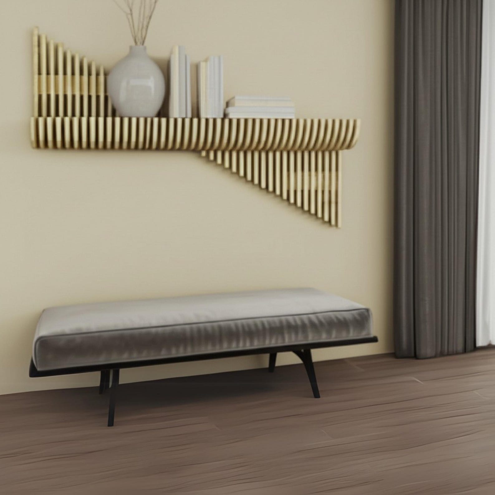 Parametric Wooden Shelves - Floating Shelf Parametric Wall Piece ...