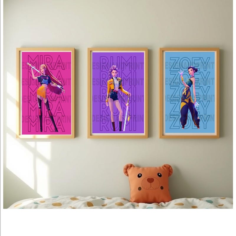K Pop Demon Hunters Zoey Sexy Fanart - Etsy Canada