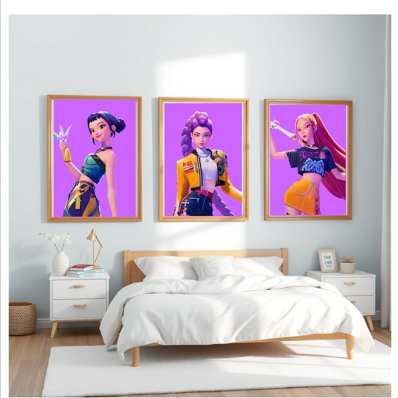 Kpop Demon Hunters Bedding Set - Etsy