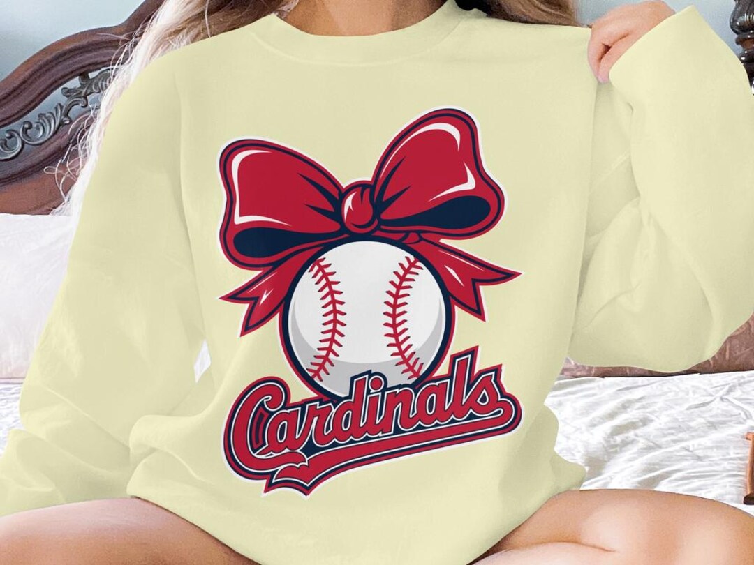 Cardinals Coquette Bow 3 PNG & SVG Files Coquette Bow Baseball Red ...
