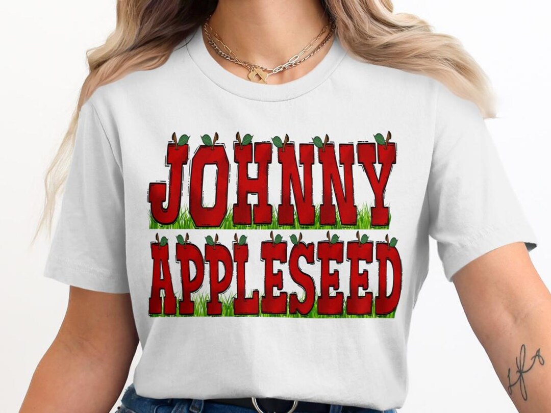 Johnny Appleseed Day PNG Digital: Celebrate American Folklore, Apple ...