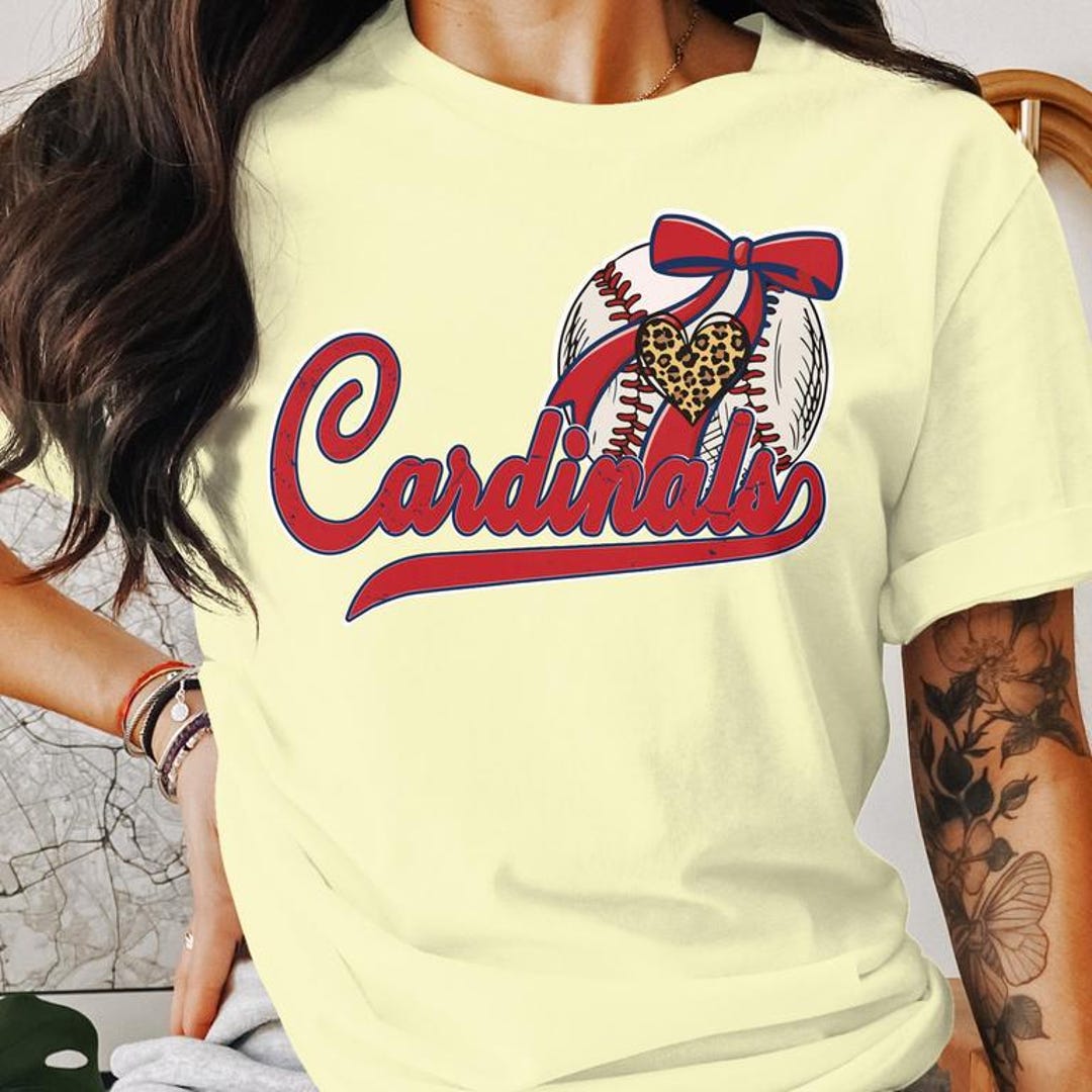 Cardinals Coquette Bow PNG & SVG, Coquette Bow Baseball Red Cardinal ...