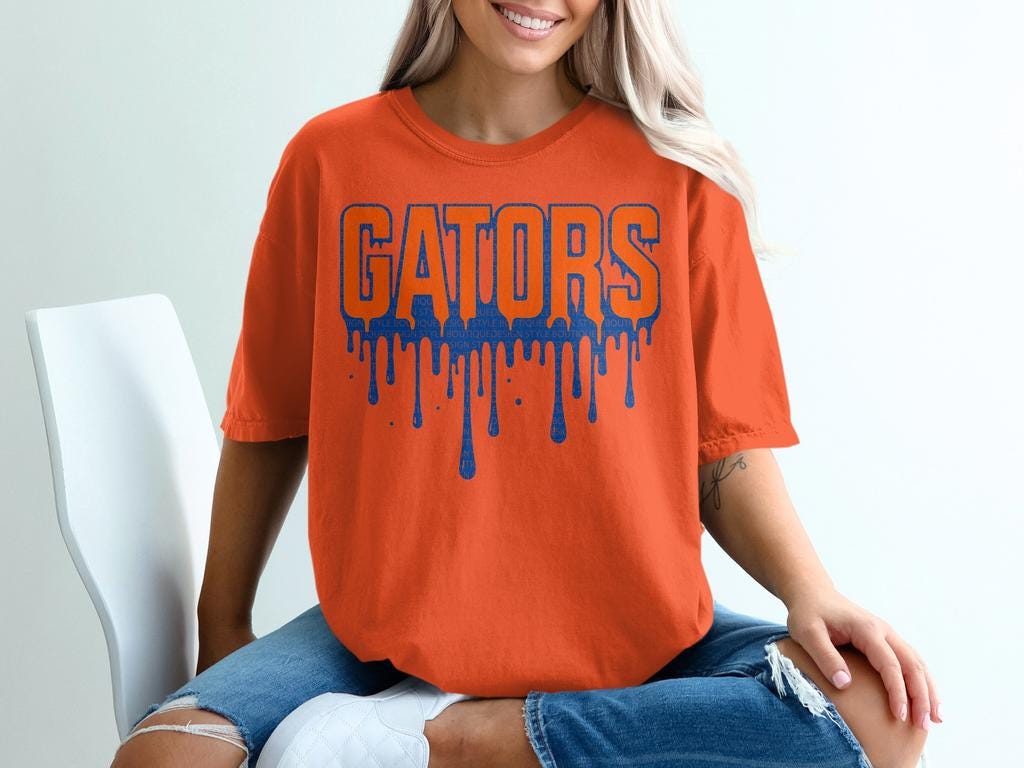 Gators Drip Baseball Design: PNG & SVG Digital Download - Etsy