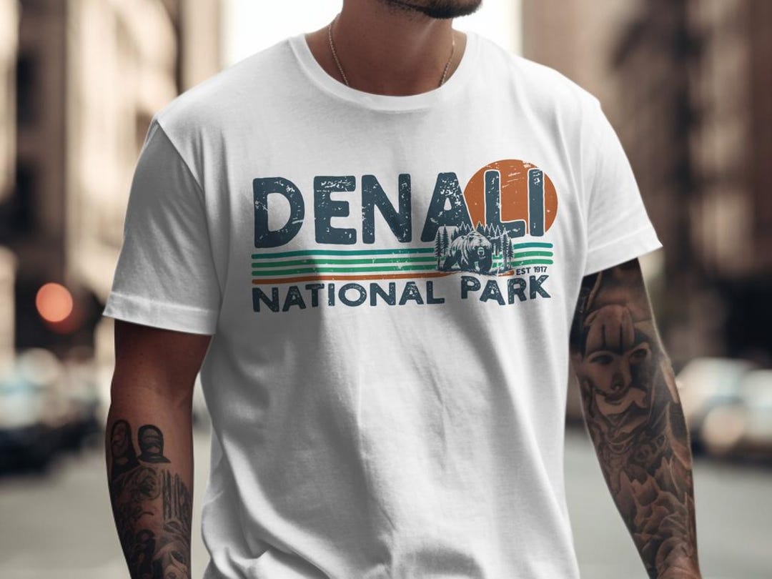 Denali National Park SVG and PNG, Alaska Bear and Hiking Clipart ...