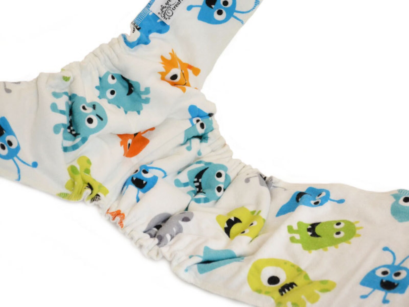 Space Aliens Monsters Cloth Diaper Fitted Flannel One Size - Etsy