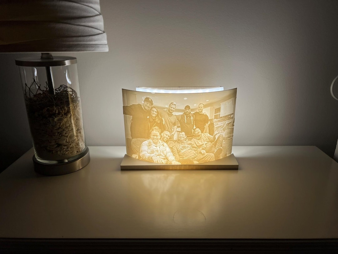 Custom Lithophane Lamp Home Decor - Etsy