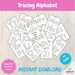 Tracing Alphabet - Etsy