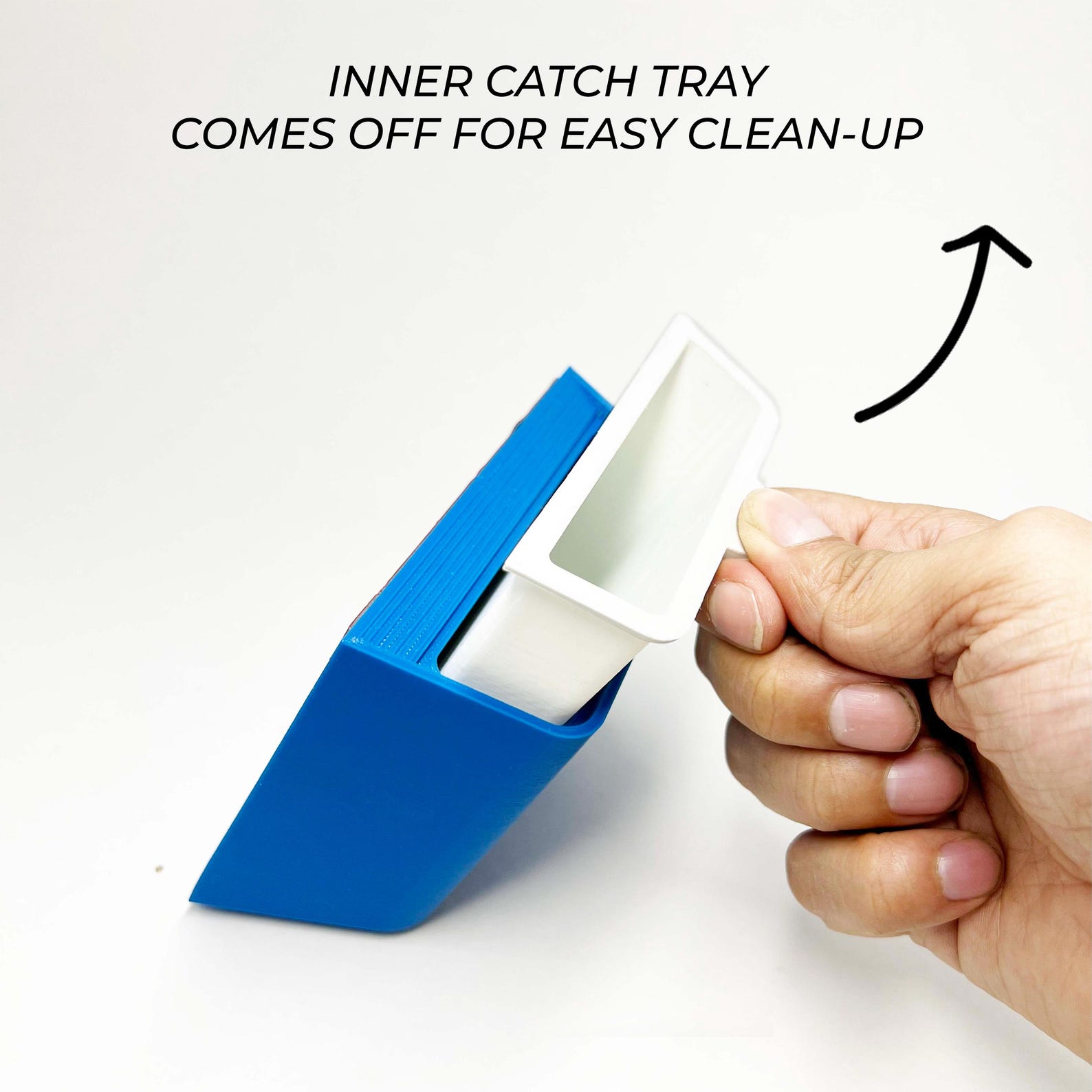 Edgecatch Desk Edge Trash Bin | Removable Scrap Catch for Makers ...