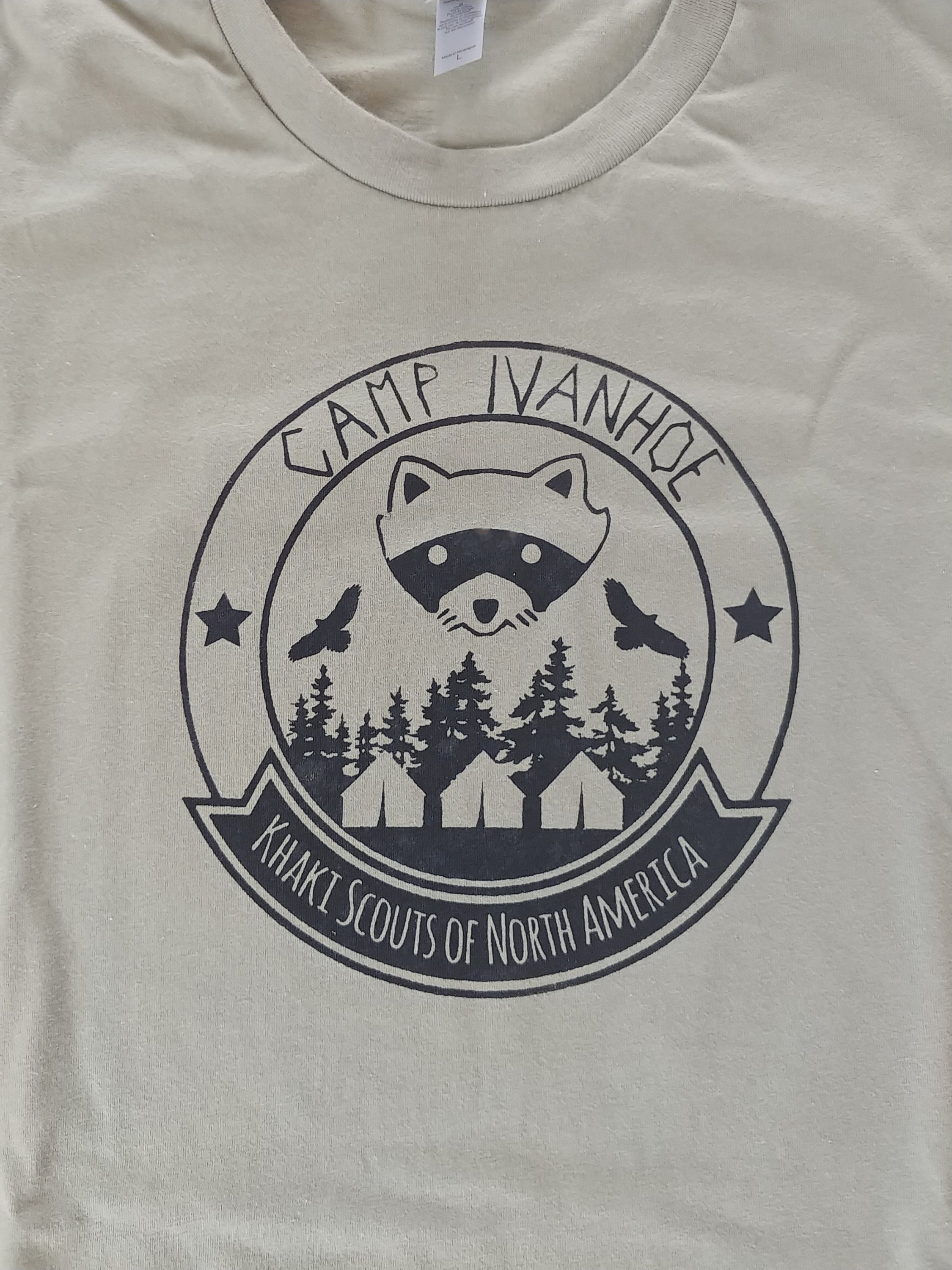 Camp Ivanhoe Shirt Moonrise Kingdom Shirt Khaki Scout | Etsy