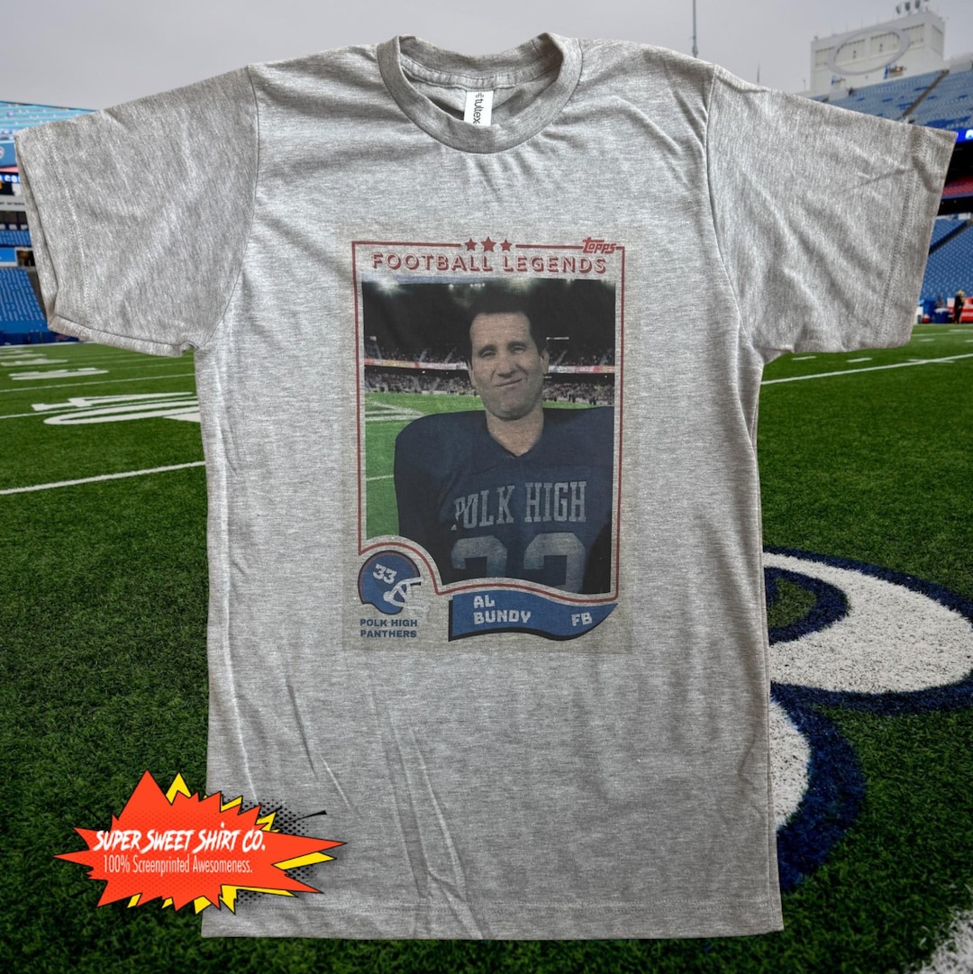 Al Bundy Polk High T-shirt – Retro Trading Card Tee, Married With ...