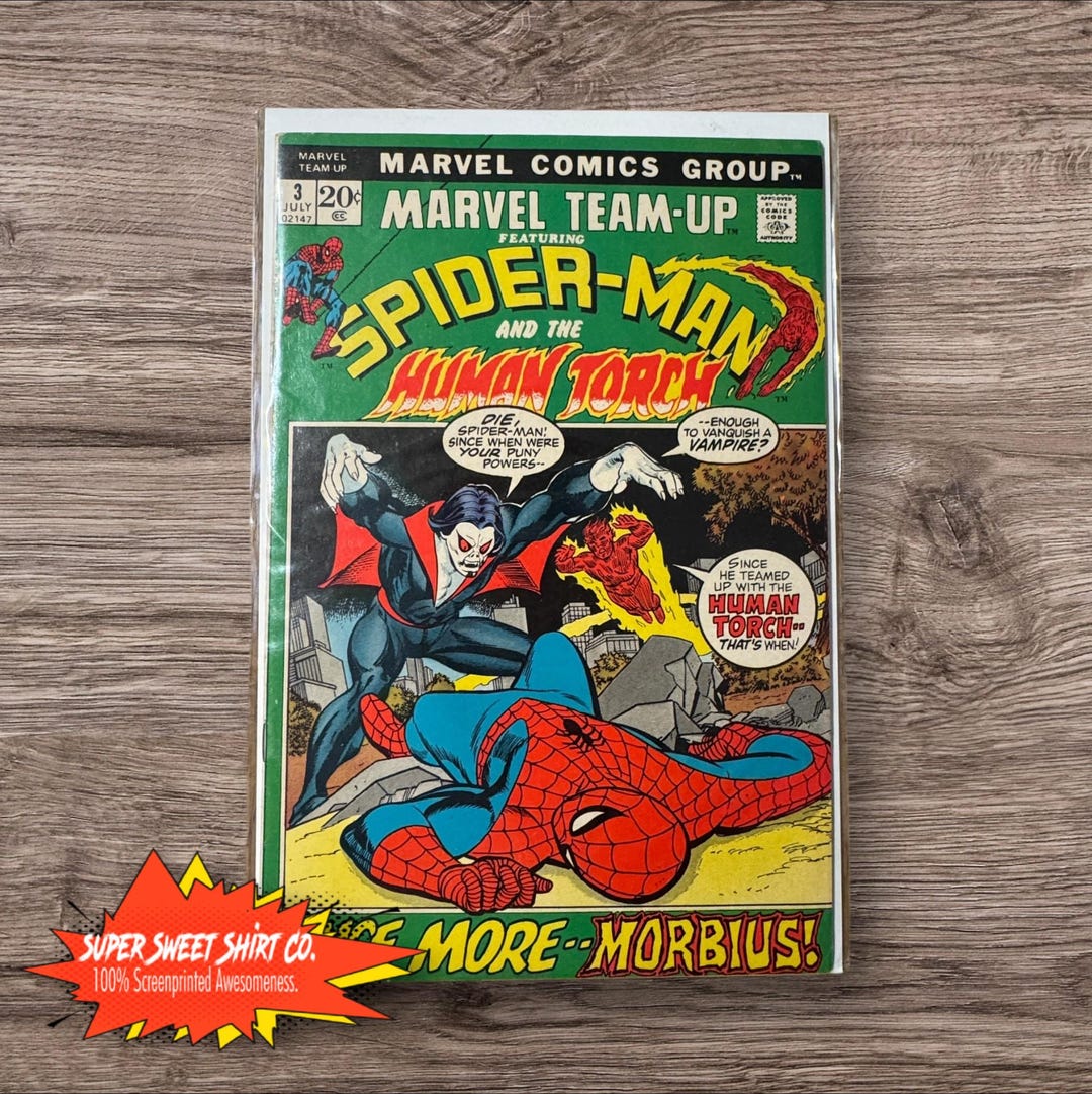 Marvel Team-up #3 (1972) | 3rd Appearance of Morbius | Spider-man ...