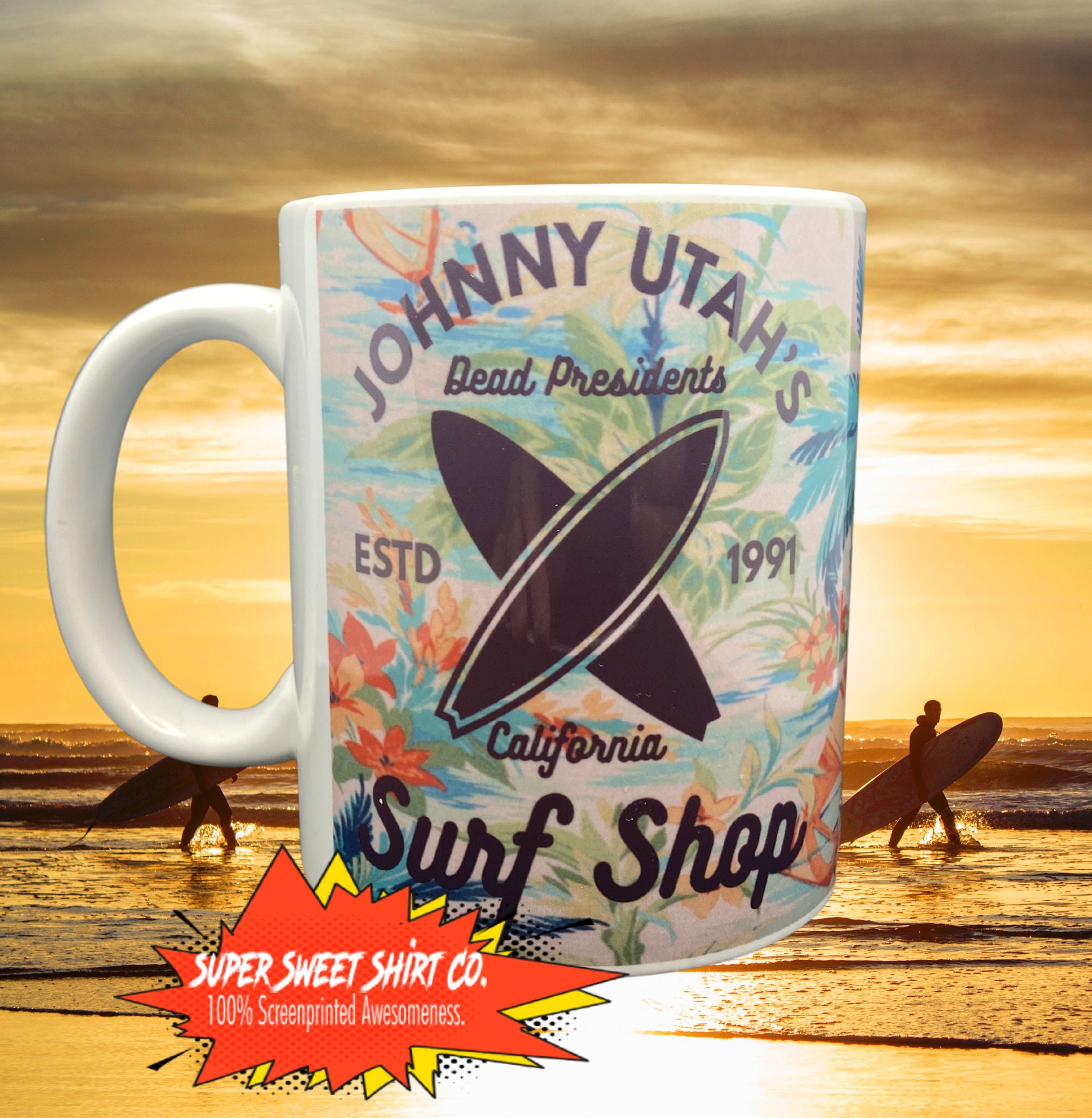 Point Break Coffee Mug Coffee Cup Patrick Swayze Mug Johnny | Etsy