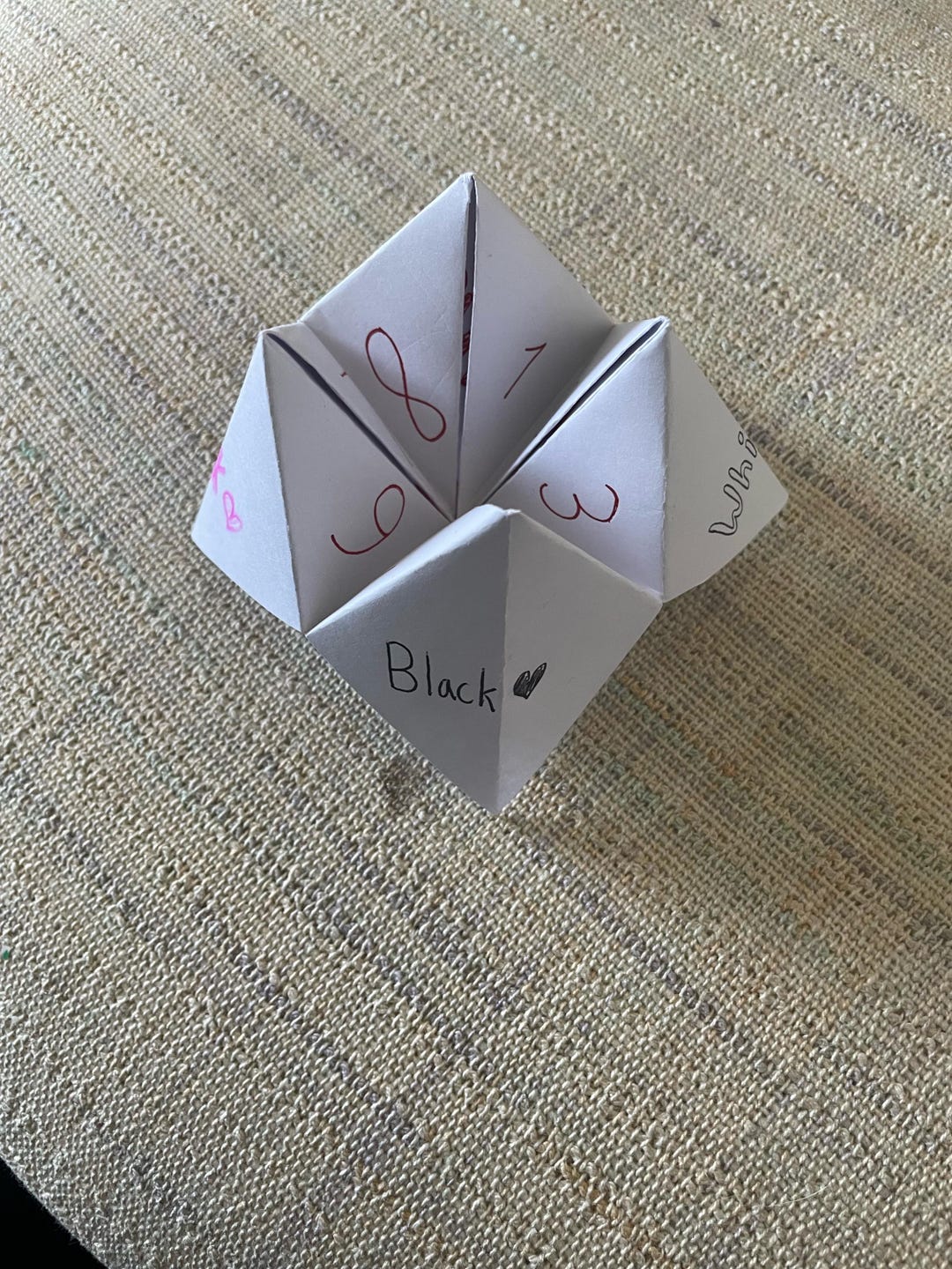 Valentine's Day Fortune Teller Craft - Etsy