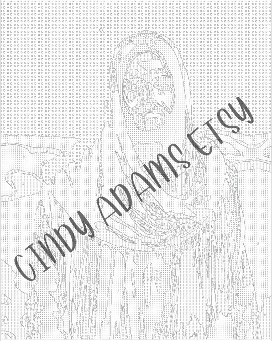 Jesus V1 Paint by Number Group Craft Digital Download I Can - Etsy