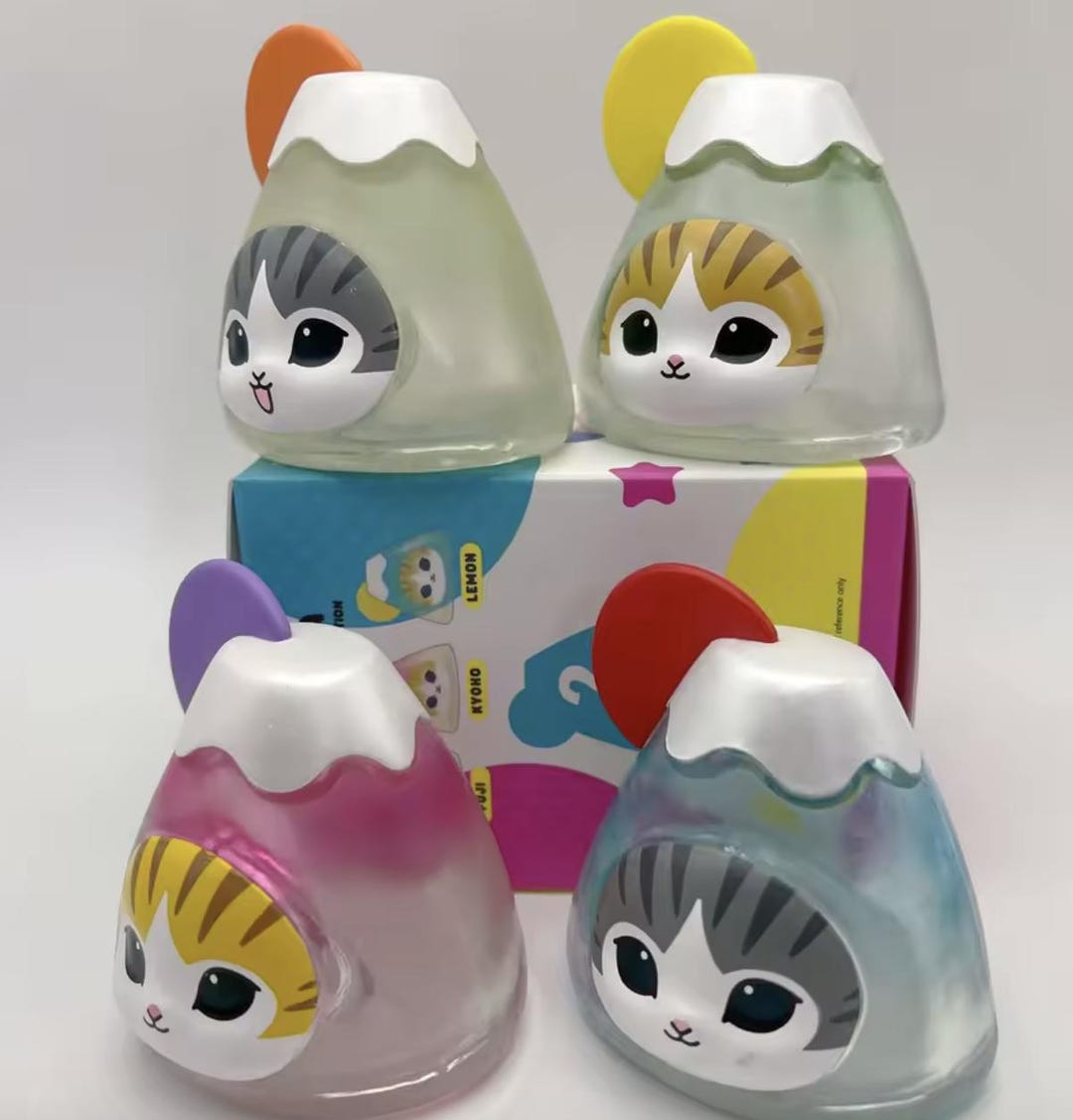 Mofusand Blind Box: Japanese FUJI Mountain Cat Figurine - Mystery ...