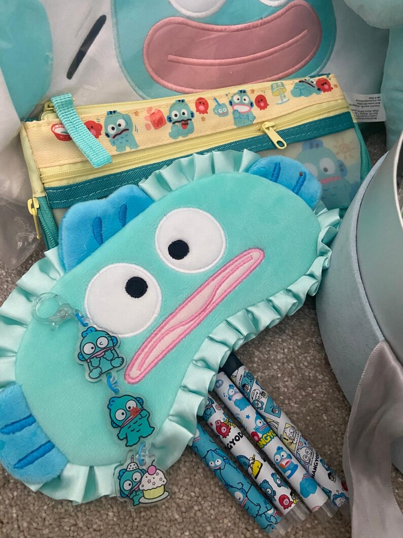 Sanrio Cute Green Fish Hangyodon Character Mystery Pack Gift Set Kawaii ...