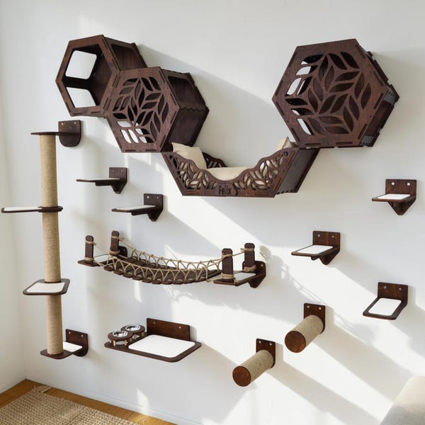 Wall Cat Towers - Etsy UK