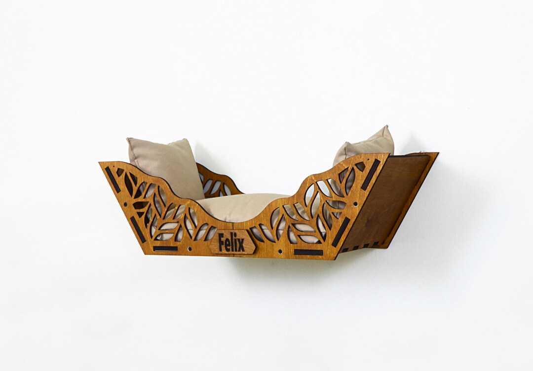 Cat Wall Bed, Cat Wall Shelves, Cat Wall Climbing, Cat Tower, Gifts for ...