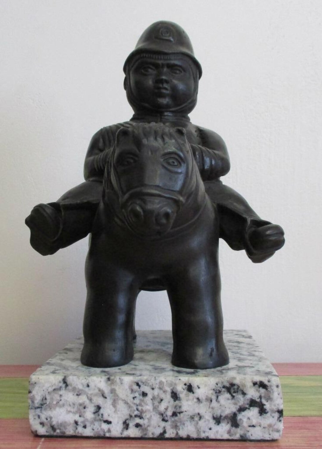 Fernando Botero Sculpture "pedrito on Horse" Signed and Numbered - Etsy