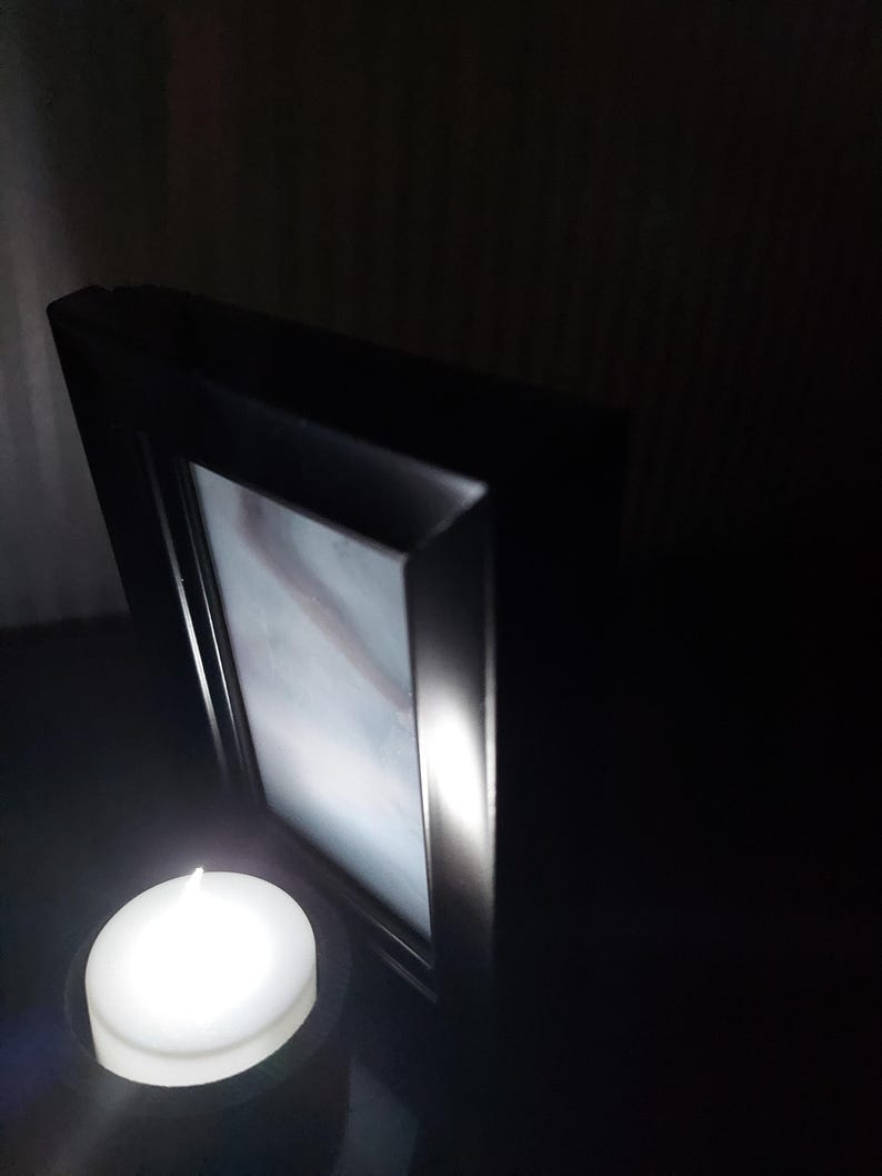 JOHN CANDY BARF Stained Glass Candleholder With Flameless Flickering ...