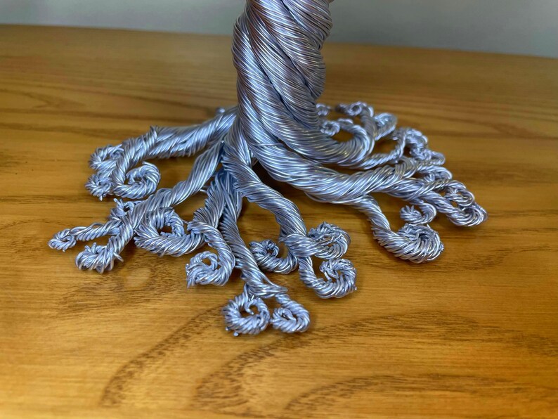 Beautiful Silver Tree Sculpture - Etsy